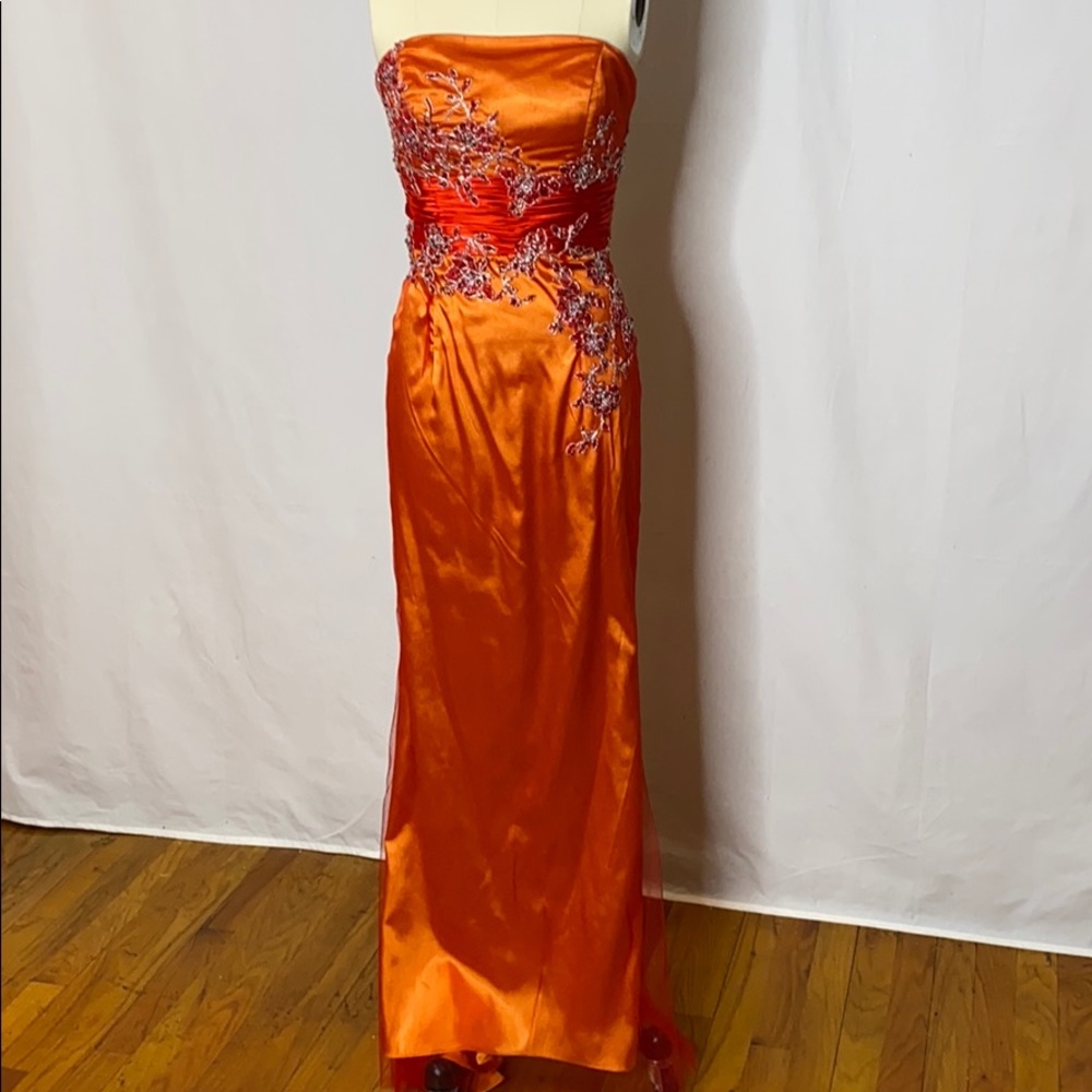 Orange Prom Gown - Gem